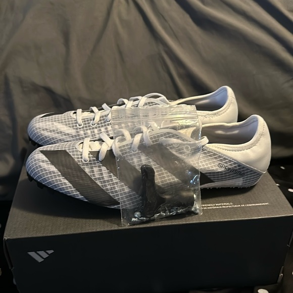adidas | Shoes | Adidas Sprintstar Track And Field Cleats Whiteblack ...